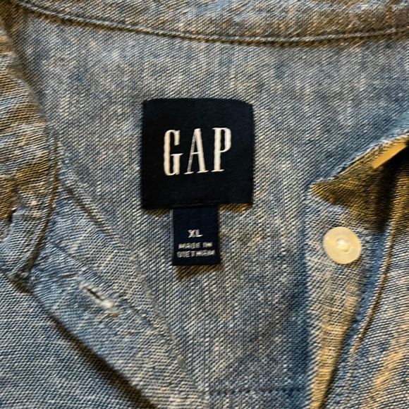 GAP | Tops | Gap Blue Button Down Shirt | Poshmark